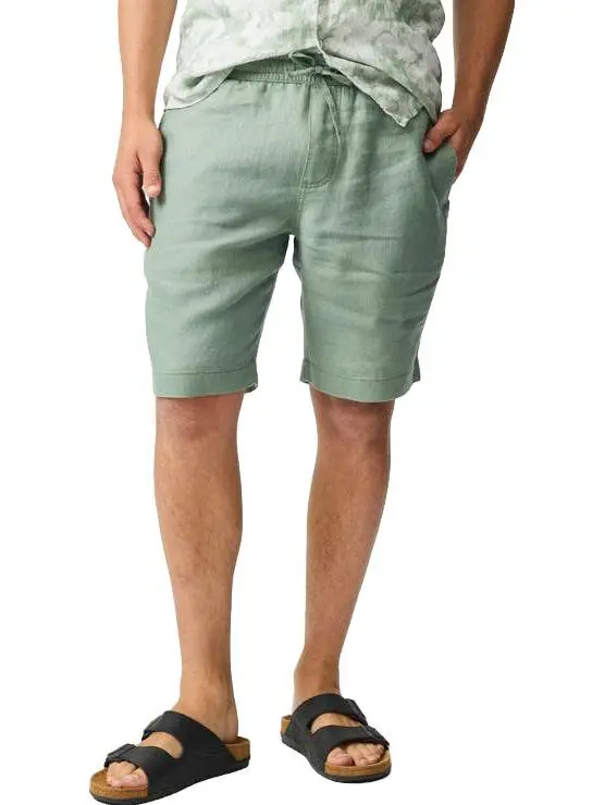Rodd & Gunn Linen Drawstring Shorts - Hunter