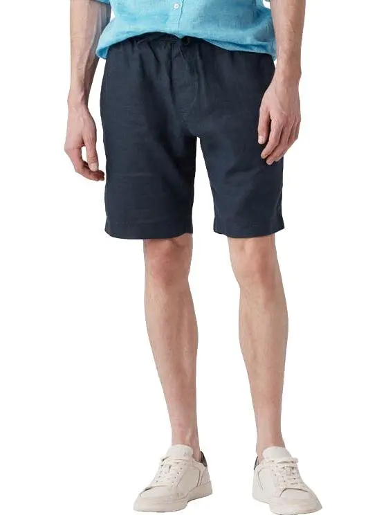 Rodd & Gunn Linen Drawstring Shorts - Navy