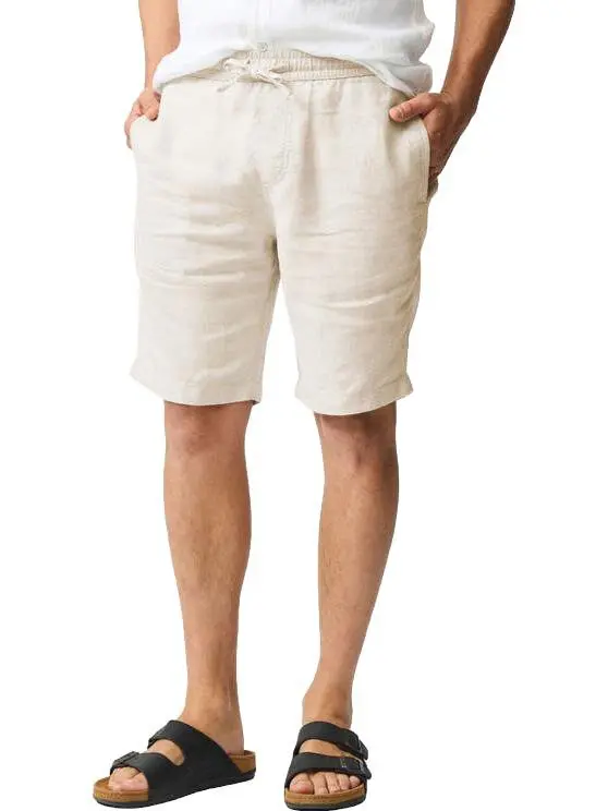 Rodd & Gunn Linen Drawstring Shorts - Oatmeal