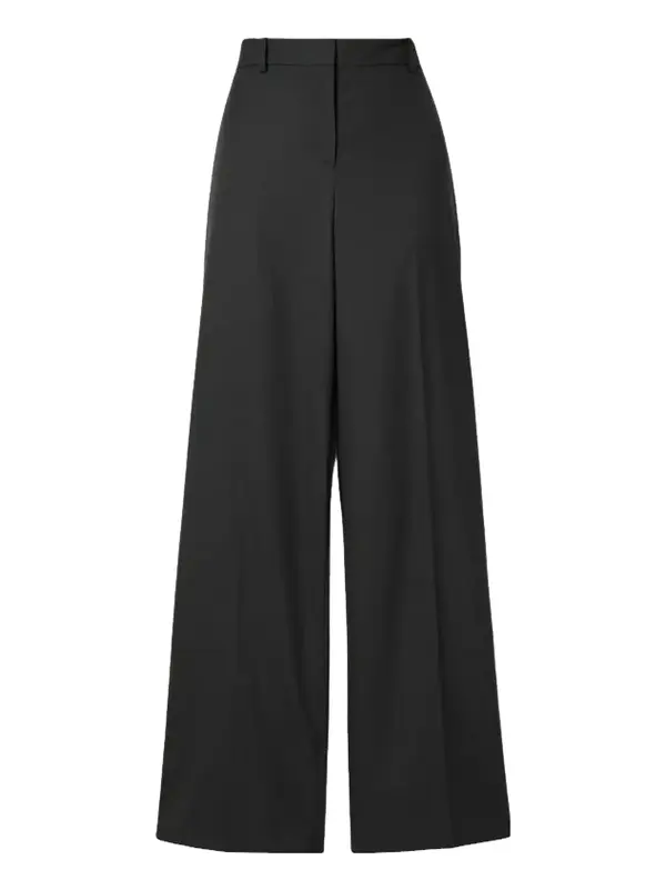 THE ROW Bufus Straight-leg Wool Pants - Black