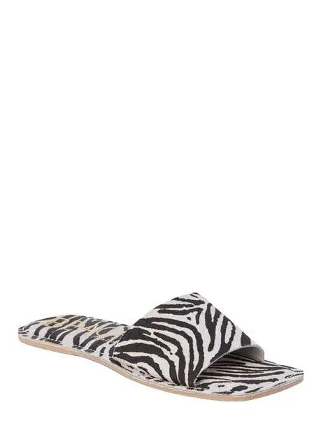Matisse Bali Suede Slide Sandal - Zebra