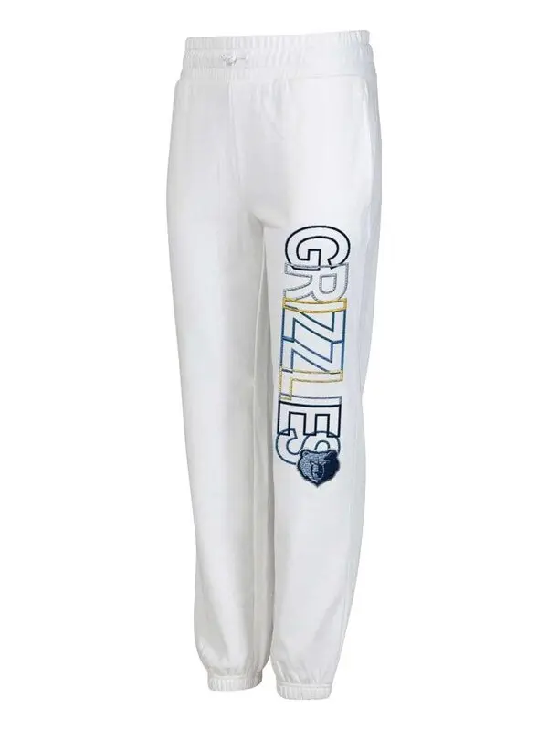 CONCEPTS SPORT Memphis Grizzlies Embroidered Graphic Joggers - White