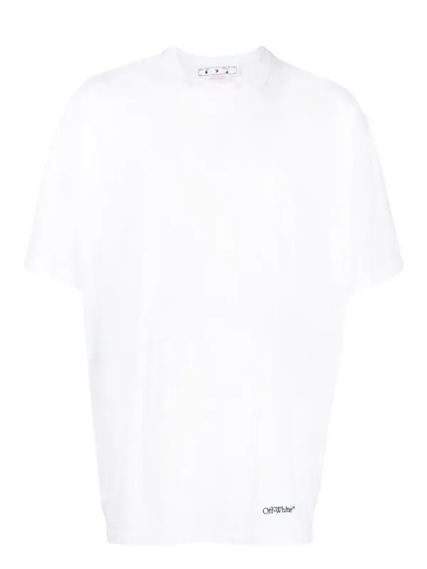 Off-White Scribble Diag Print T-shirt - White