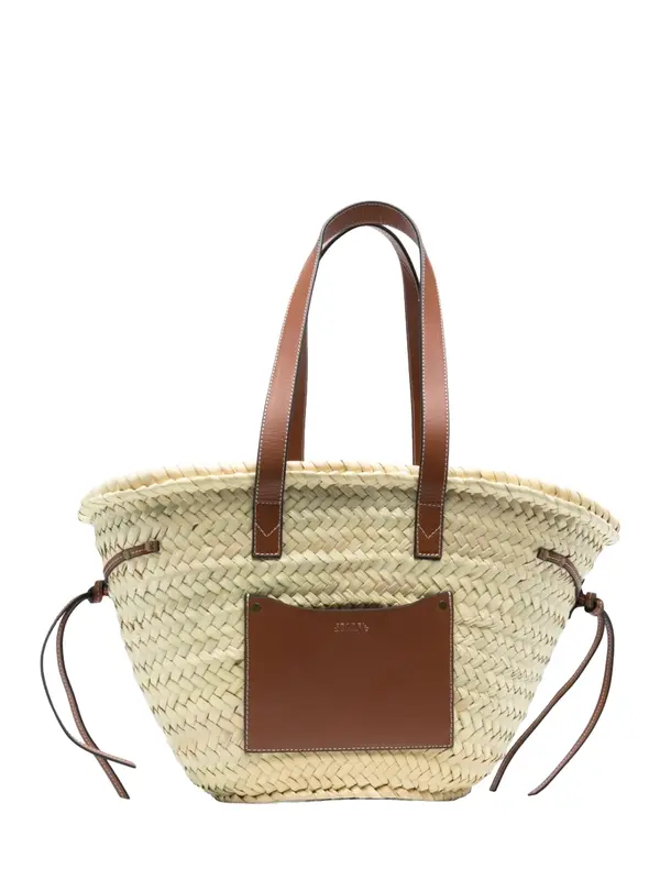 Isabel Marant Cadix Raffia Tote Bag - Neutrals