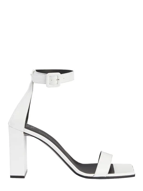 GIUSEPPE ZANOTTI Shangay 85mm Heeled Sandals - White