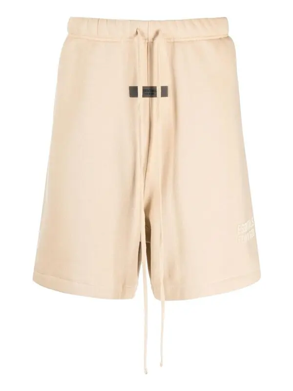 Fear Of God Cotton Blend Track Shorts - Neutrals