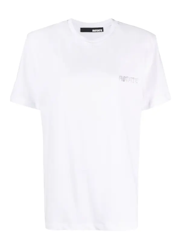 Remain Birger Christensen Logo-print Organic-cotton T-shirt - White