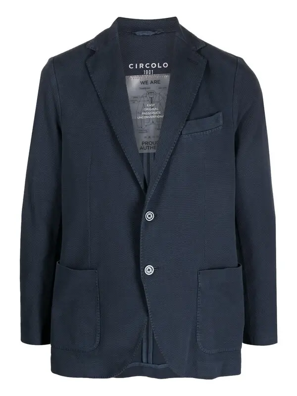 CIRCOLO 1901 Single-breasted Blazer - Blue