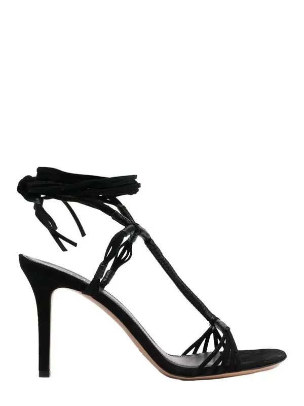 Isabel Marant Étoile Arja 95mm Wrap Sandals - Black