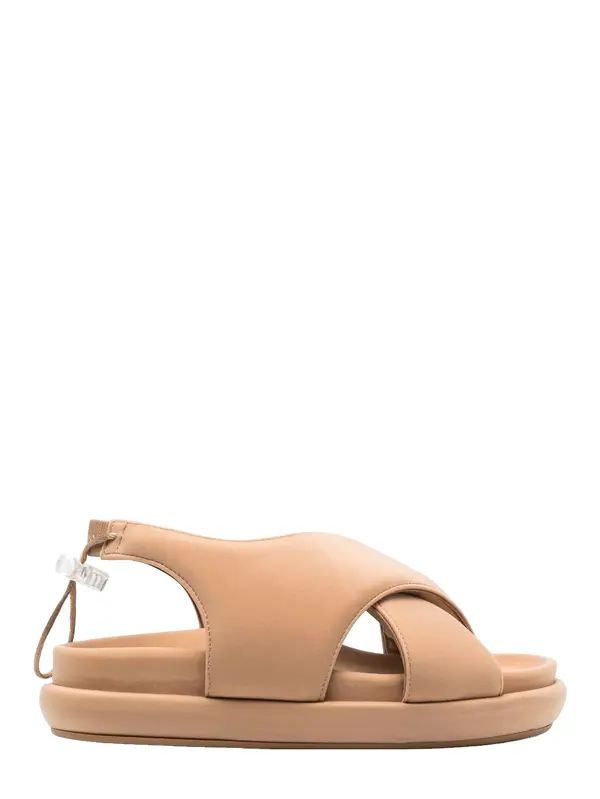 GIABORGHINI Padded Sandals - Brown