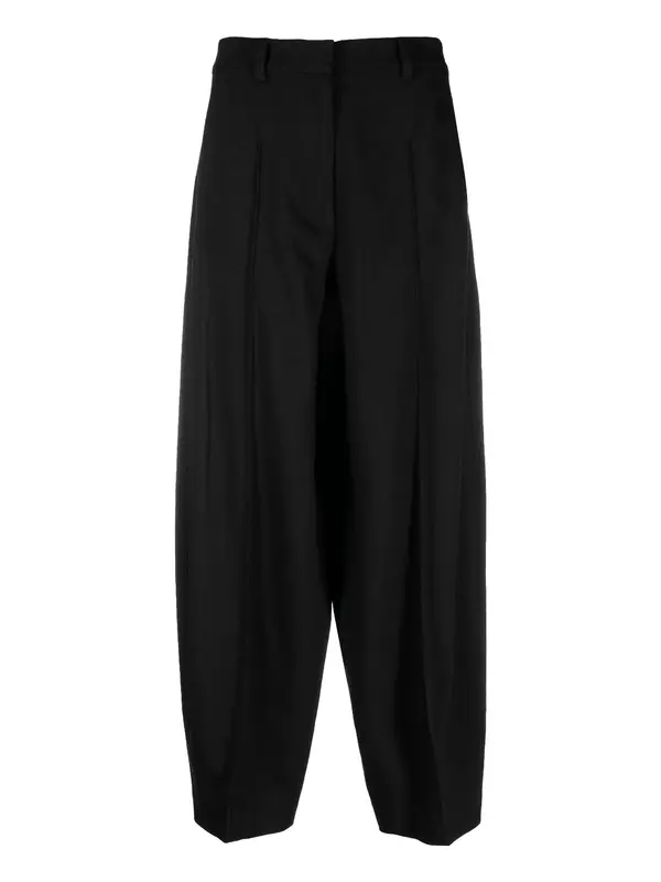 Stella McCartney Pleat-detailored Trousers - Black