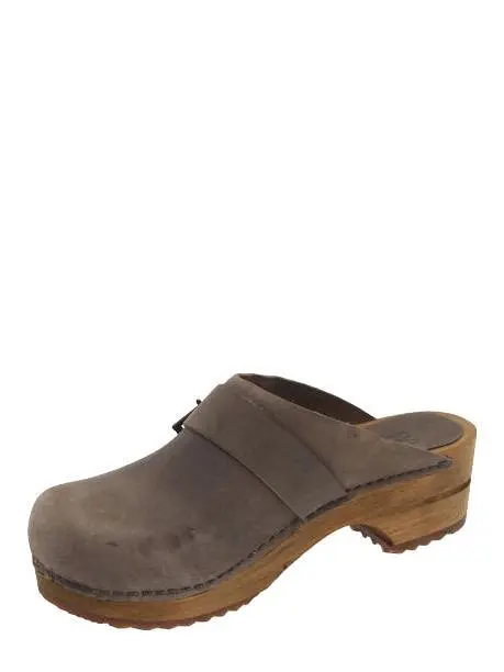SANITA Platform Clog - Anthracite