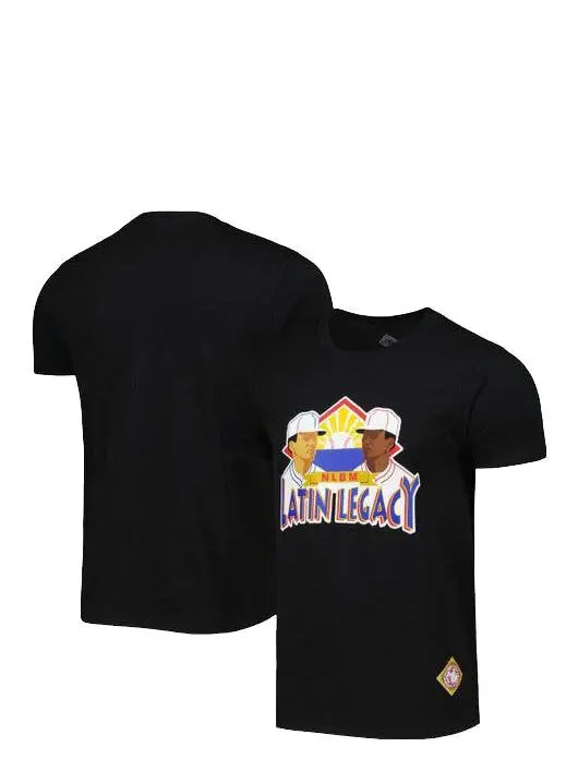STITCHES Negro League Baseball Latin Legacy T-shirt - Black