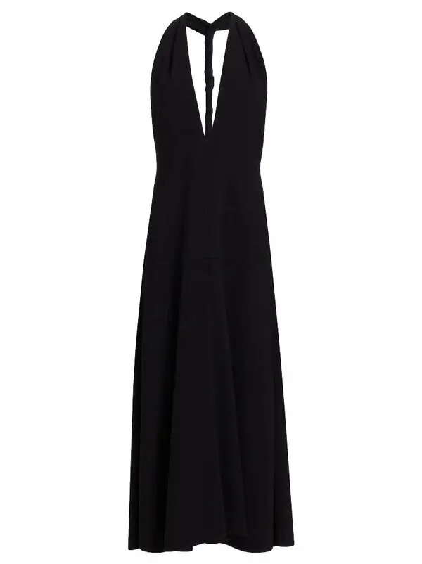 Proenza Schouler Twisted Back Maxi Dress - Black