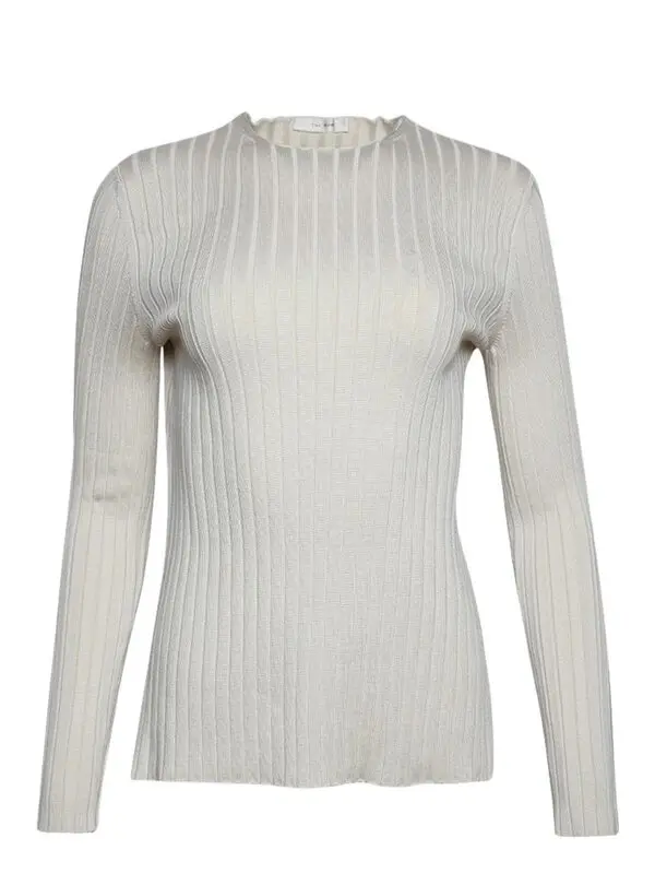 THE ROW Ash Top - Latte Brown