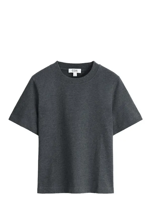 Cos Clean Cut Regular T-shirt - Gray