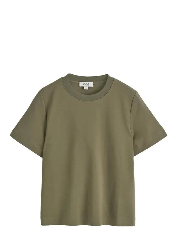 Cos Clean Cut Regular T-shirt - Green