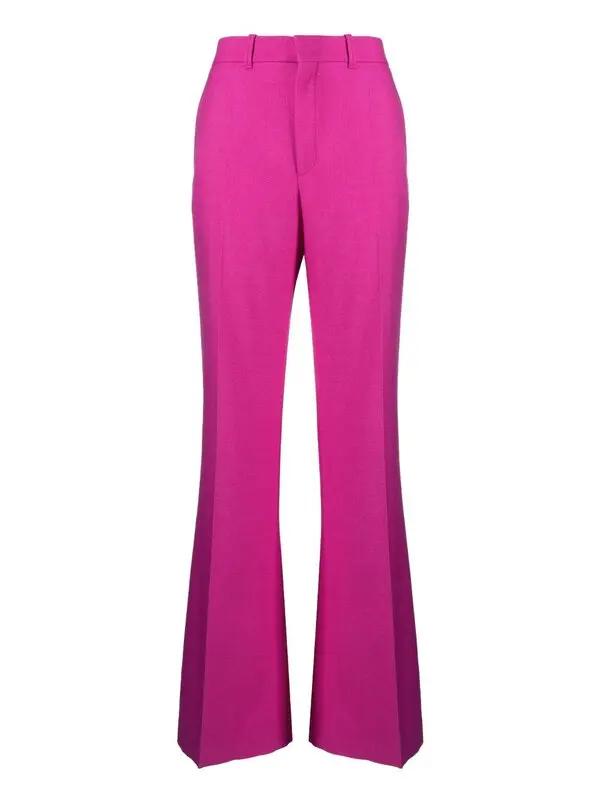 Chloé Tailored Flared Trousers - Pink