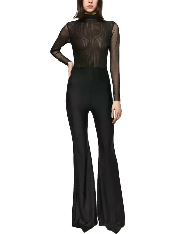 ATU BODY COUTURE High-waist Flared Trousers - Black