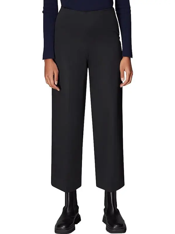 Whistles Katie Cropped Trousers - Navy