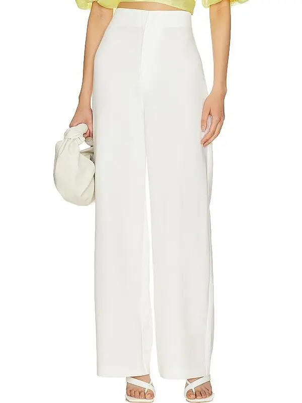 Bardot Anna High-waist Pant - Orchid White