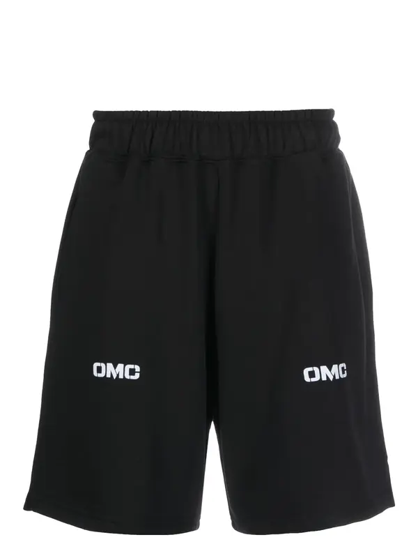 OMC Logo-print Track Shorts - Black