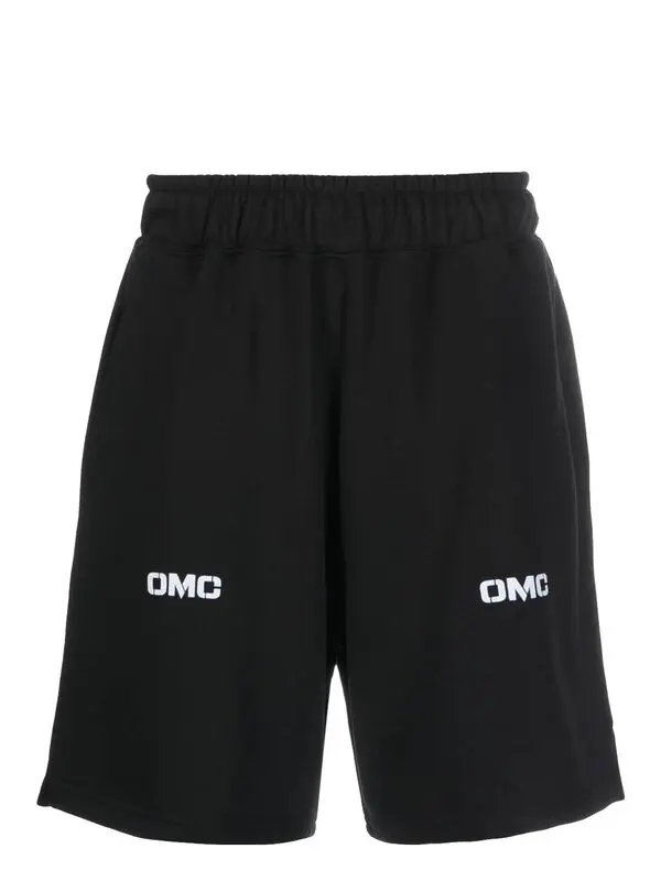 OMC Logo-print Track Shorts - Black