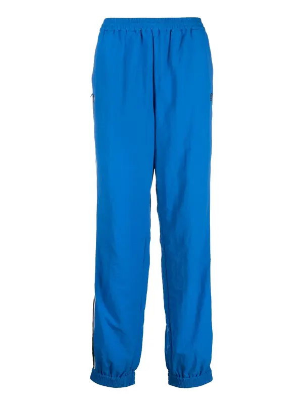 AMBUSH Stripe-detailing Logo-print Track Pants - Blue