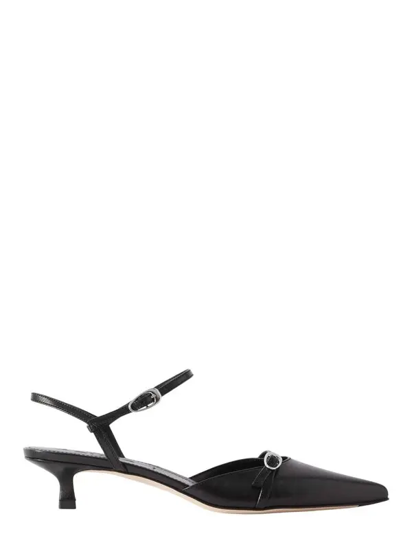AeydĒ Melia Leather Pumps - Black