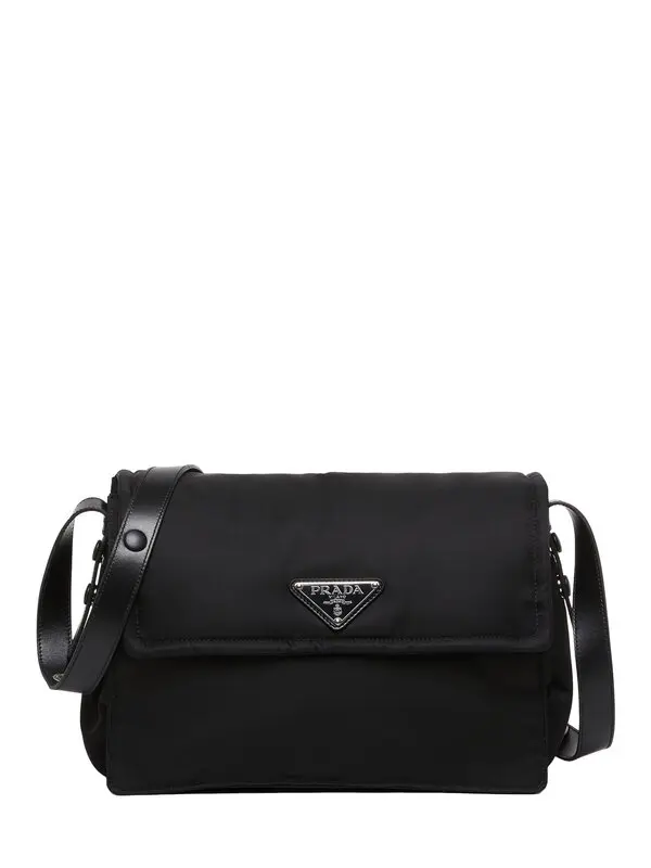 Prada Medium Padded Re-nylon Bag - Black