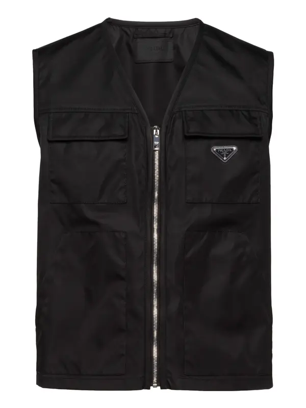 Prada Re-nylon Vest - Black