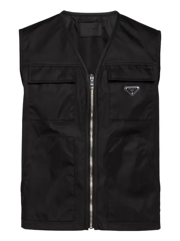 Prada Re-nylon Vest - Black