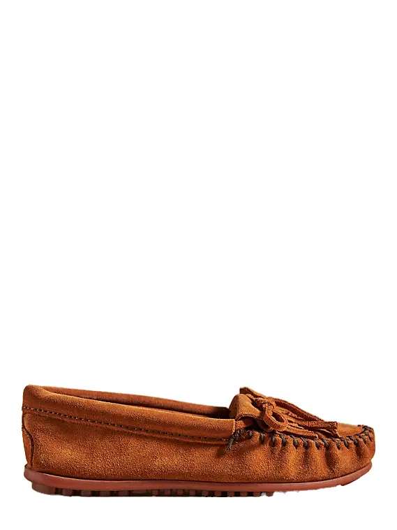 Minnetonka Kilty Moccasins - Brown