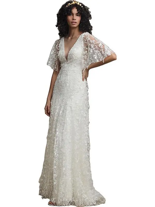Jenny Yoo Lourdes Lace Wedding Gown - Light 01
