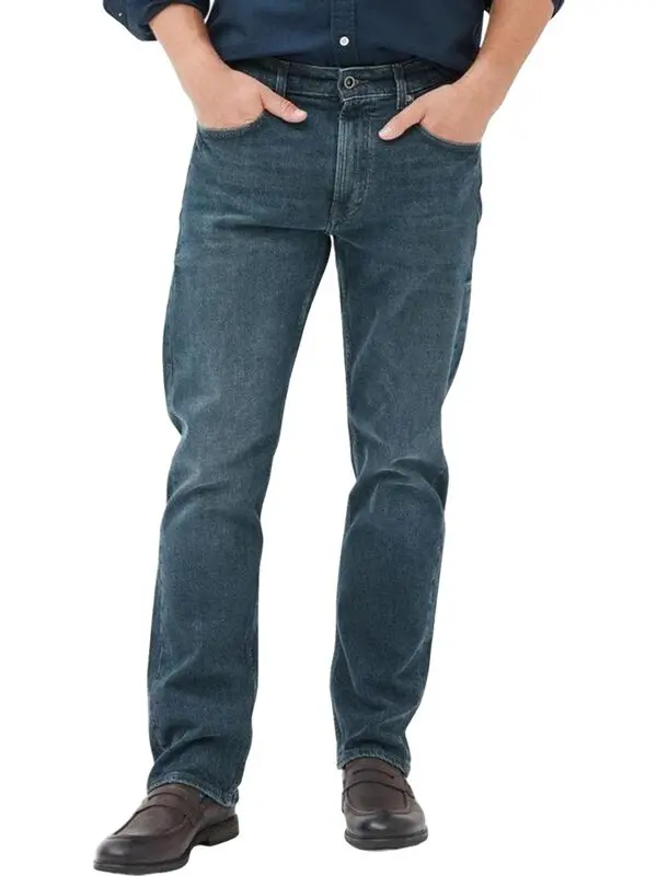 Rodd & Gunn Winton Straight Leg Denim Jeans - Mid Blue