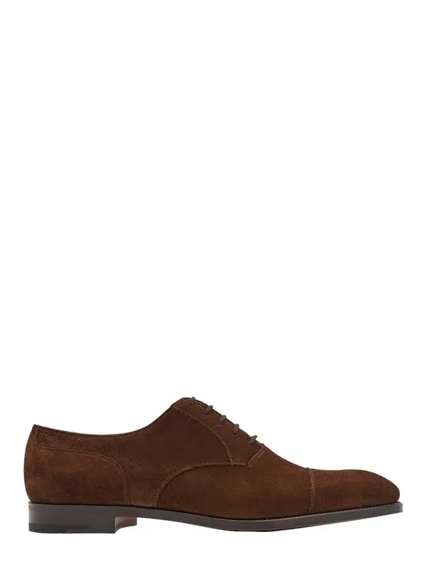 John Lobb Hartland Brogue Oxfords - Dark Brown