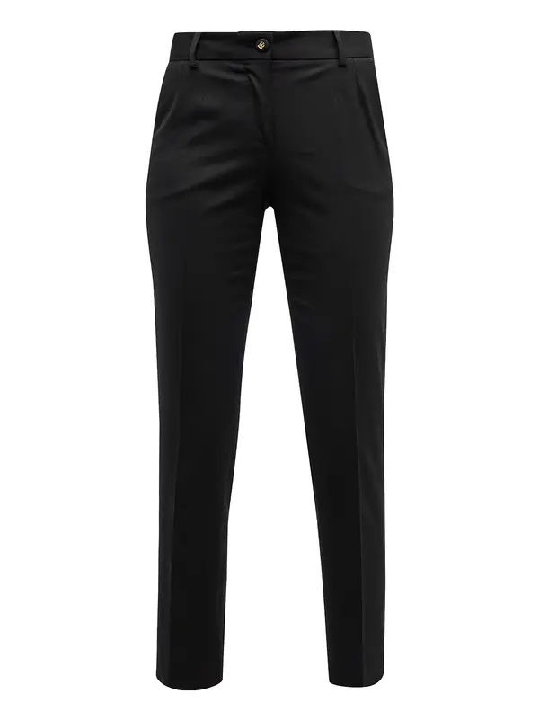 Dolce & Gabbana Fitted Trousers - Black
