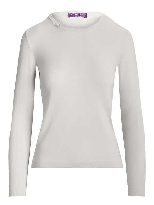Ralph Lauren Crewneck Cashmere Sweater - Lux Cream