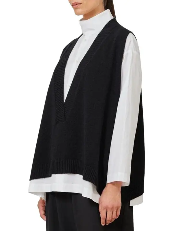 Eskandar Cashmere Vest - Black