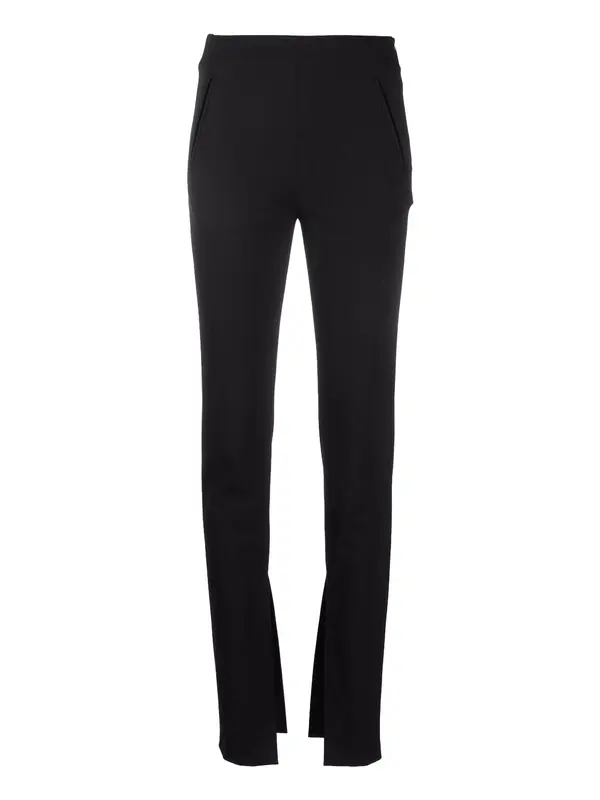 AMBUSH Slit-detail Tailored Trousers - Black