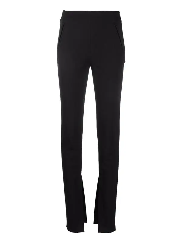 AMBUSH Slit-detail Tailored Trousers - Black