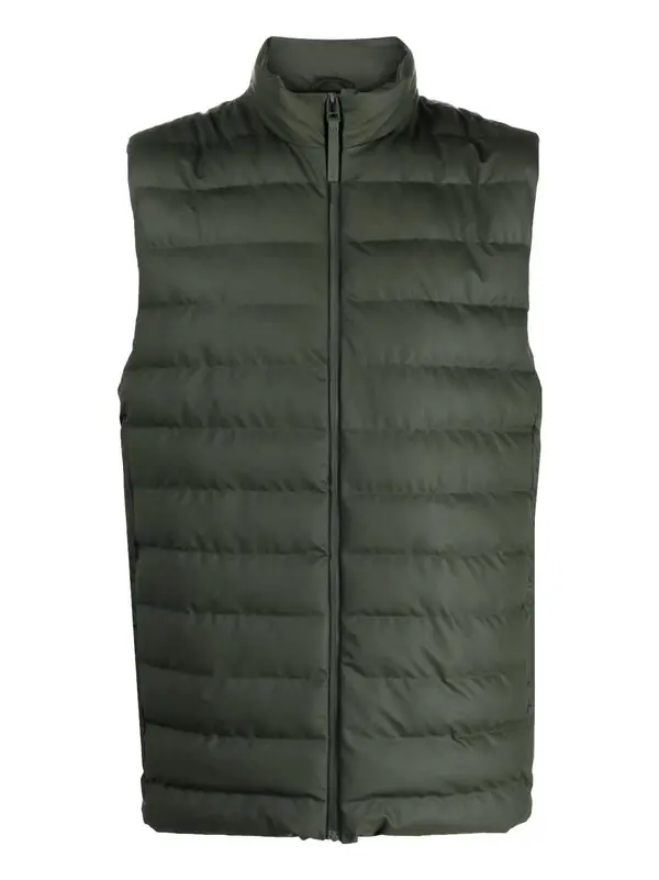 Rains Padded Sleeveless Gilet - Green