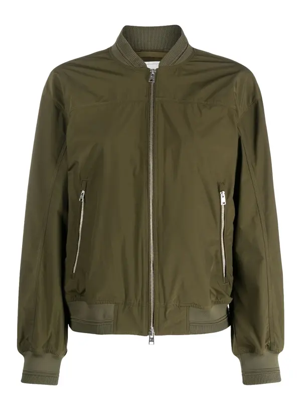 Woolrich Zip-up Bomber Jacket - Green