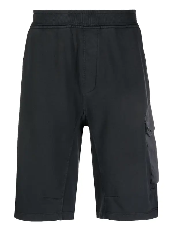 TEN C Side Flap-pocket Shorts - Black
