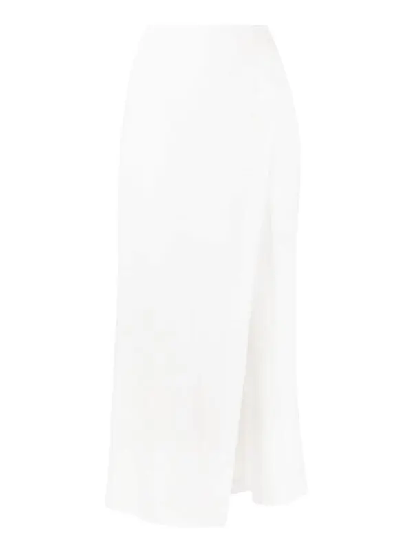 UNDERCOVERISM Fitted Waistline Long Skirt - White