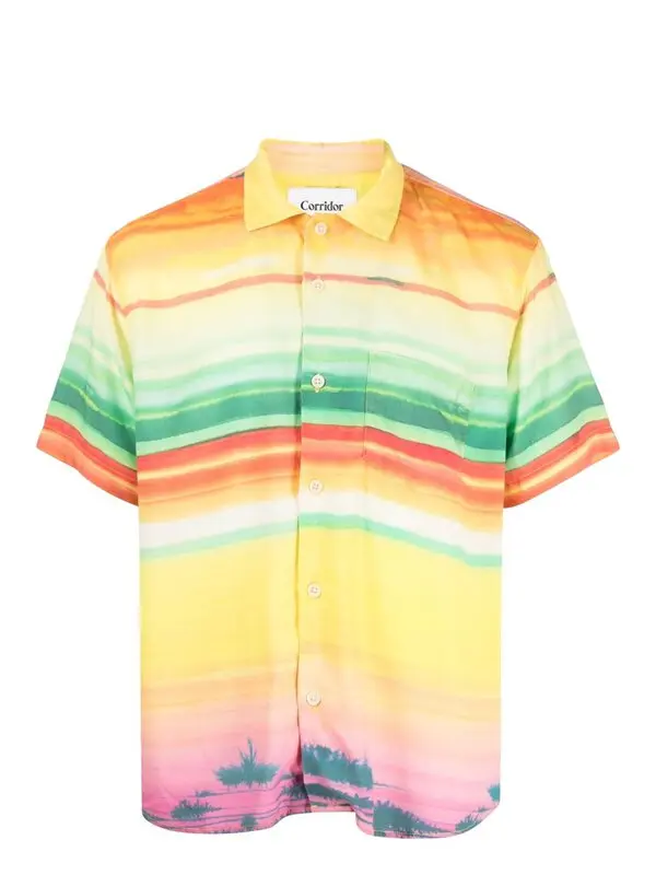 CORRIDOR Todos Santos Striped Shirt - Multicolour