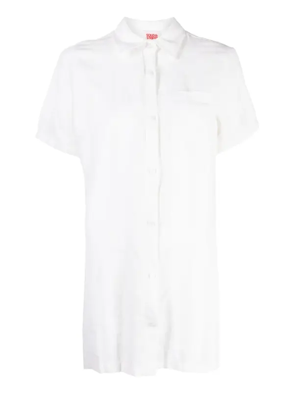 Solid & Striped Cabana Beach Dress - White