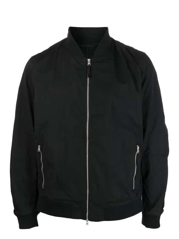 ALLSAINTS Stretch-cotton Bomber Jacket - Black