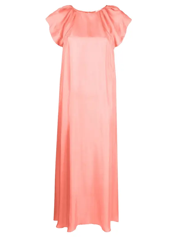 ALYSI Silk Midi Dress - Pink