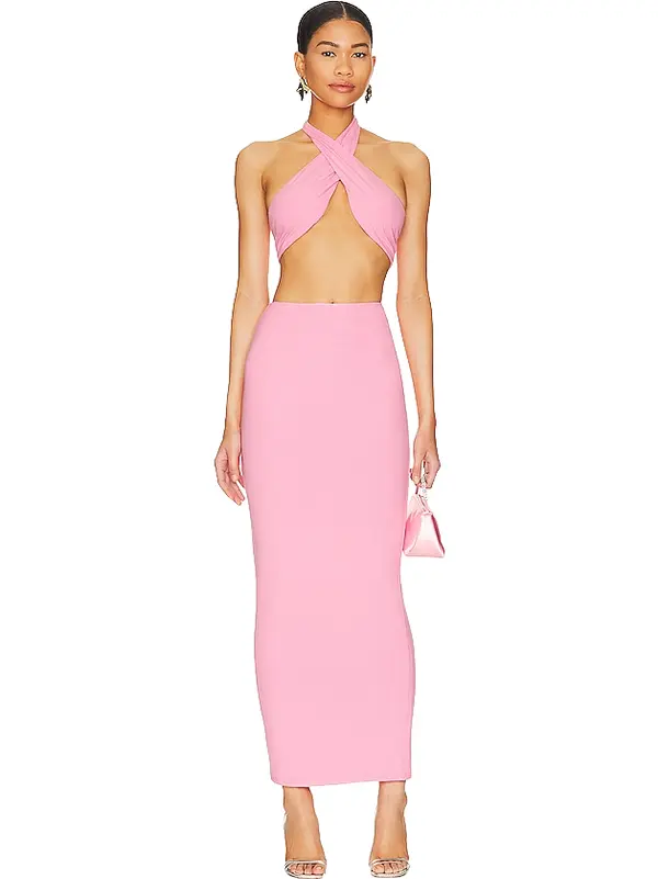 Superdown Kainda Skirt Set - Pink